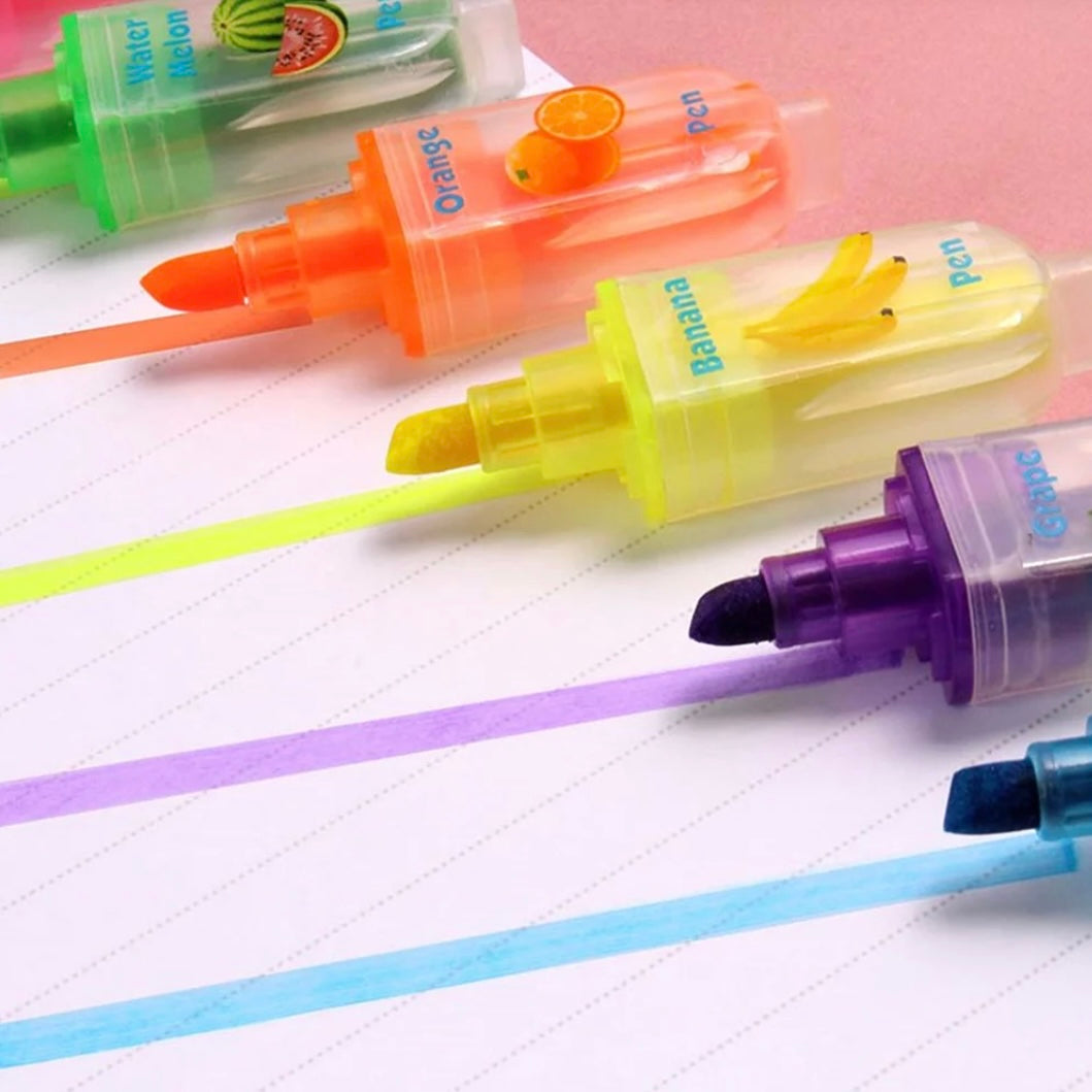 Scented Highlighters 6 Pack – Panda & Pip.